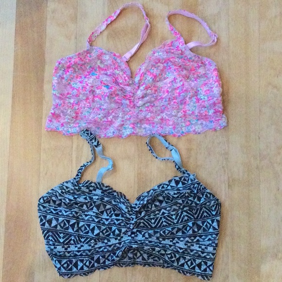 PINK Victoria's Secret | Intimates & Sleepwear | 2 Fun Lace Bras From ...